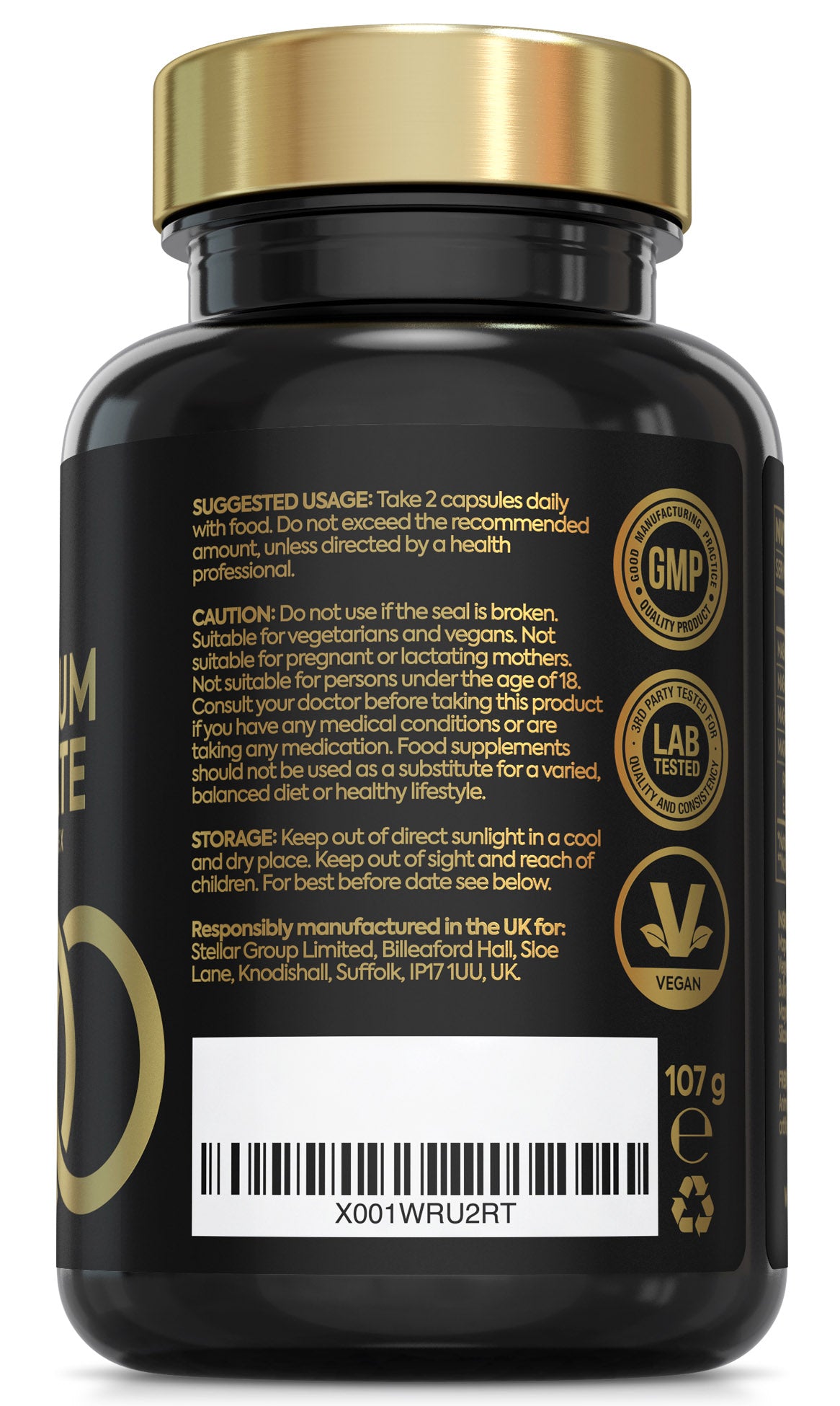 Magnesium Glycinate 4-in-1 Complex | 1233mg of Magnesium Bisglycinate ...