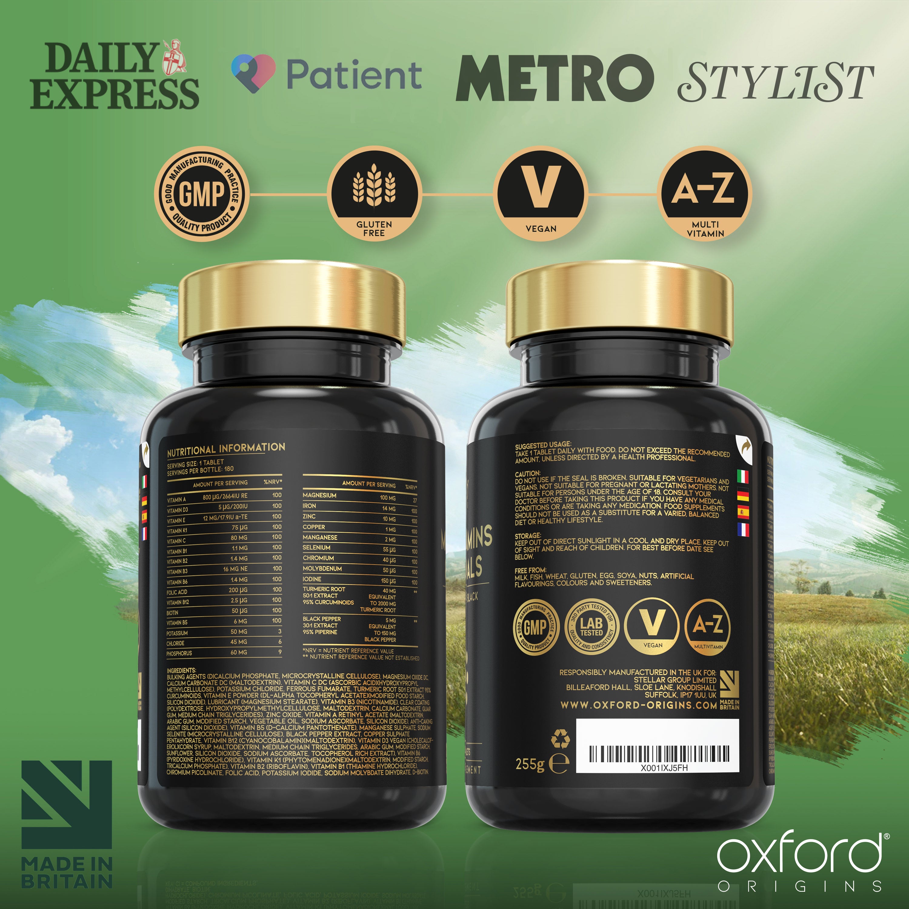 A-Z Multivitamins and Minerals boosted with Turmeric - 100% NRV ...