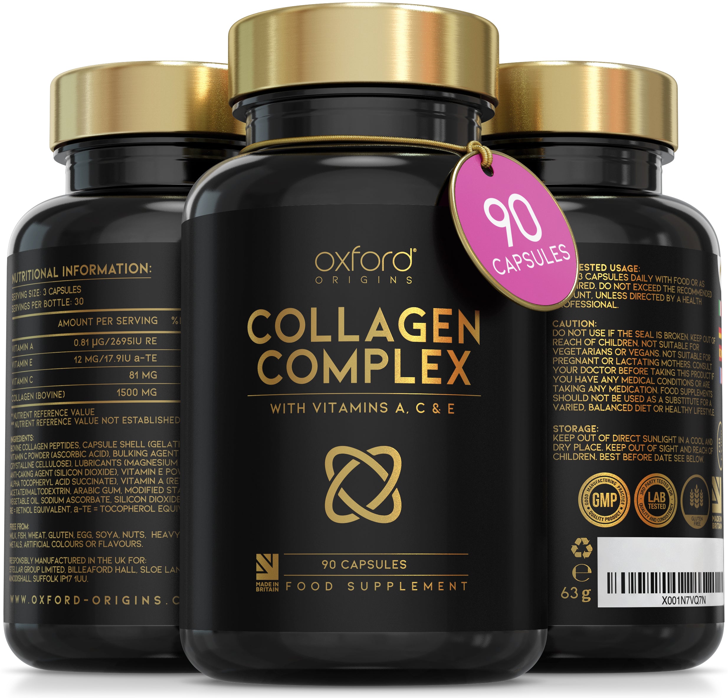 Advanced Collagen Complex Boosted with Vitamins for Hair, Skin & Nails ...